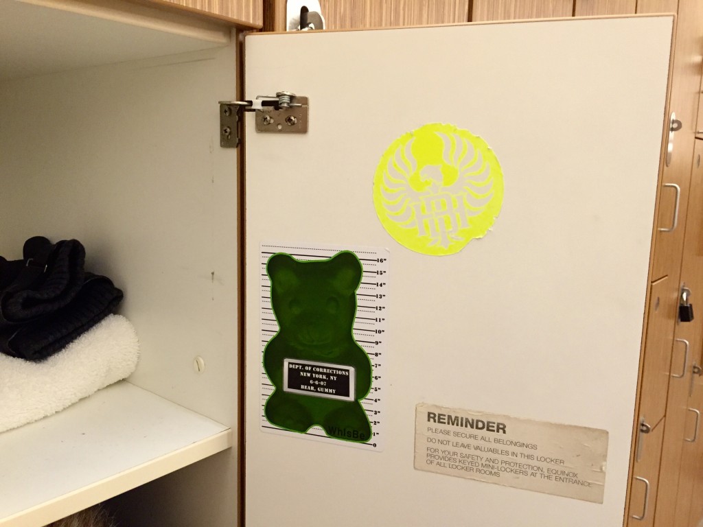 Gummy Bear Mugshot by WhisBe at Equinox … SoHo, New York – GLOBAL GRAPHICA